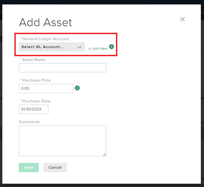 Opening Balances of Assets & Liabilities