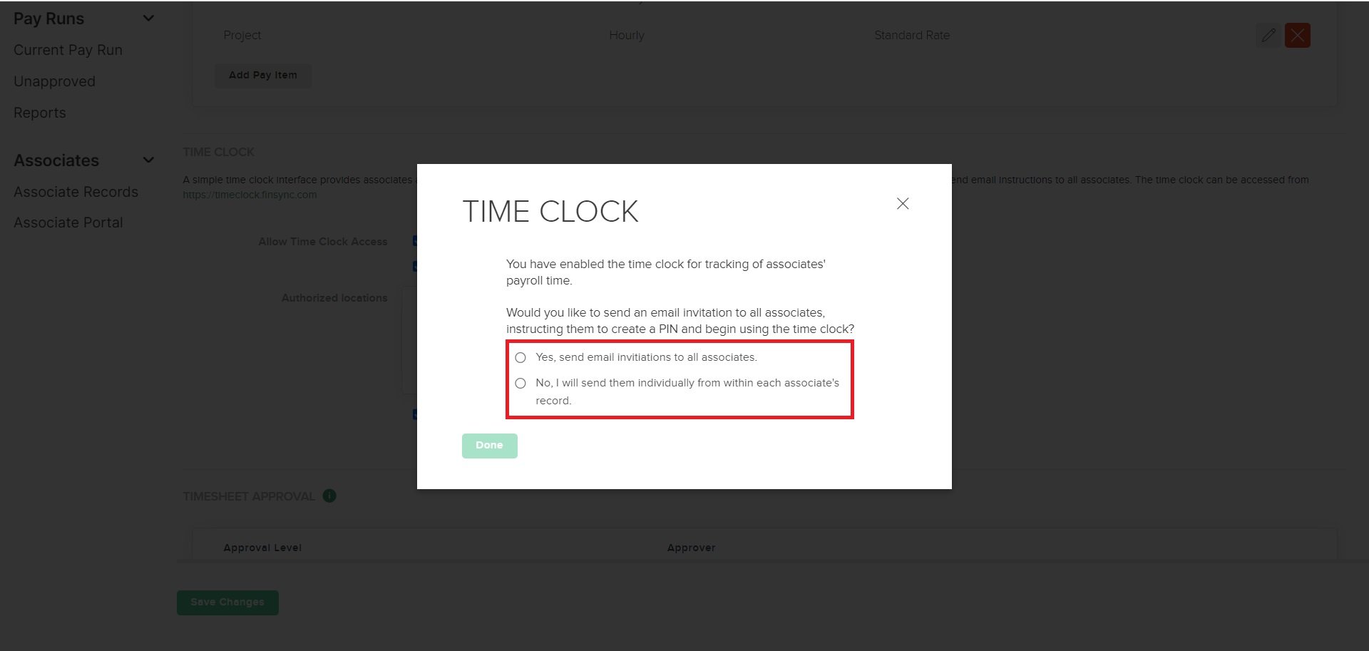 Enabling the Time Clock for Payroll