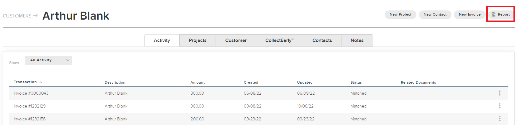 Customer Statements (Statement of Account)
